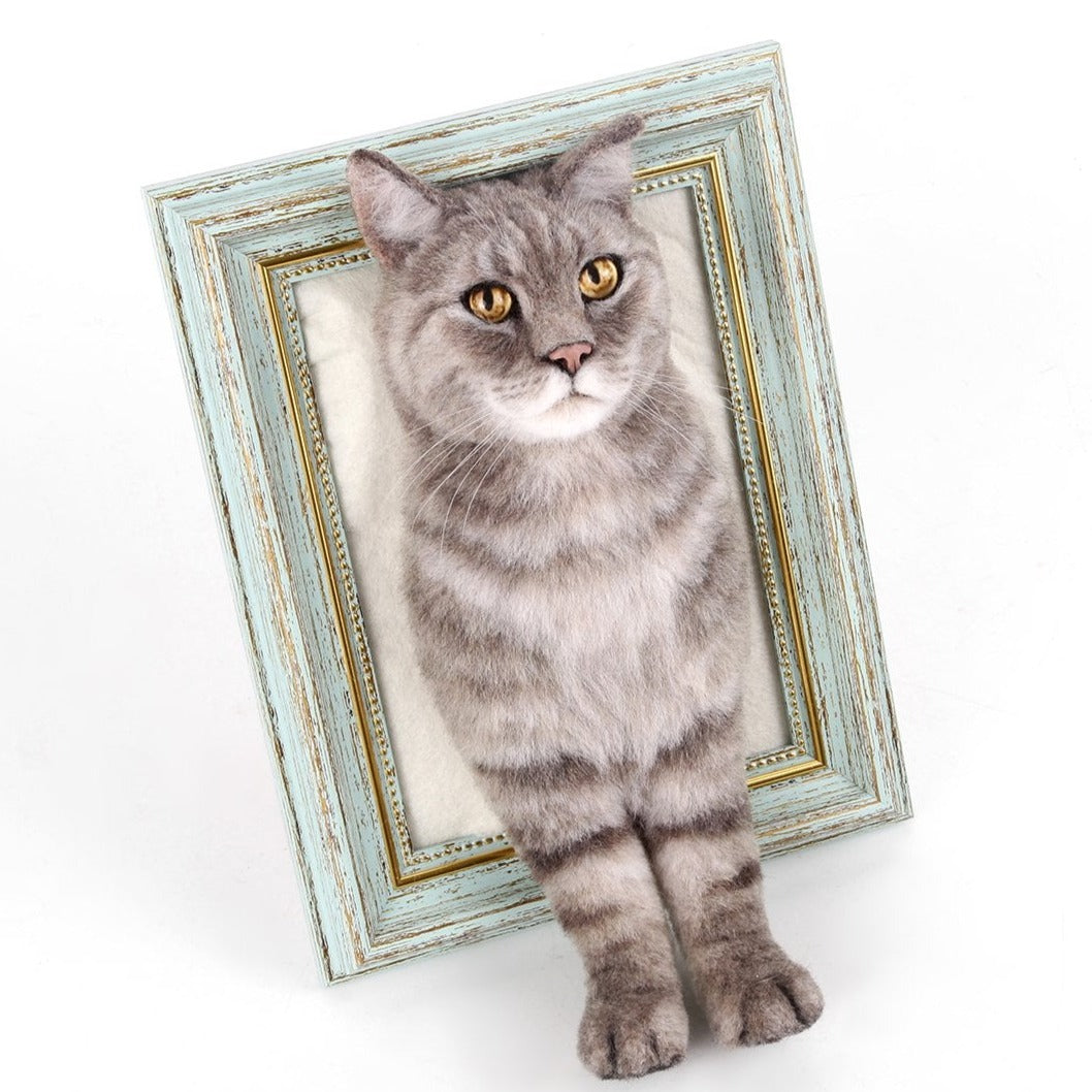 Framed Pet Portrait-Cat